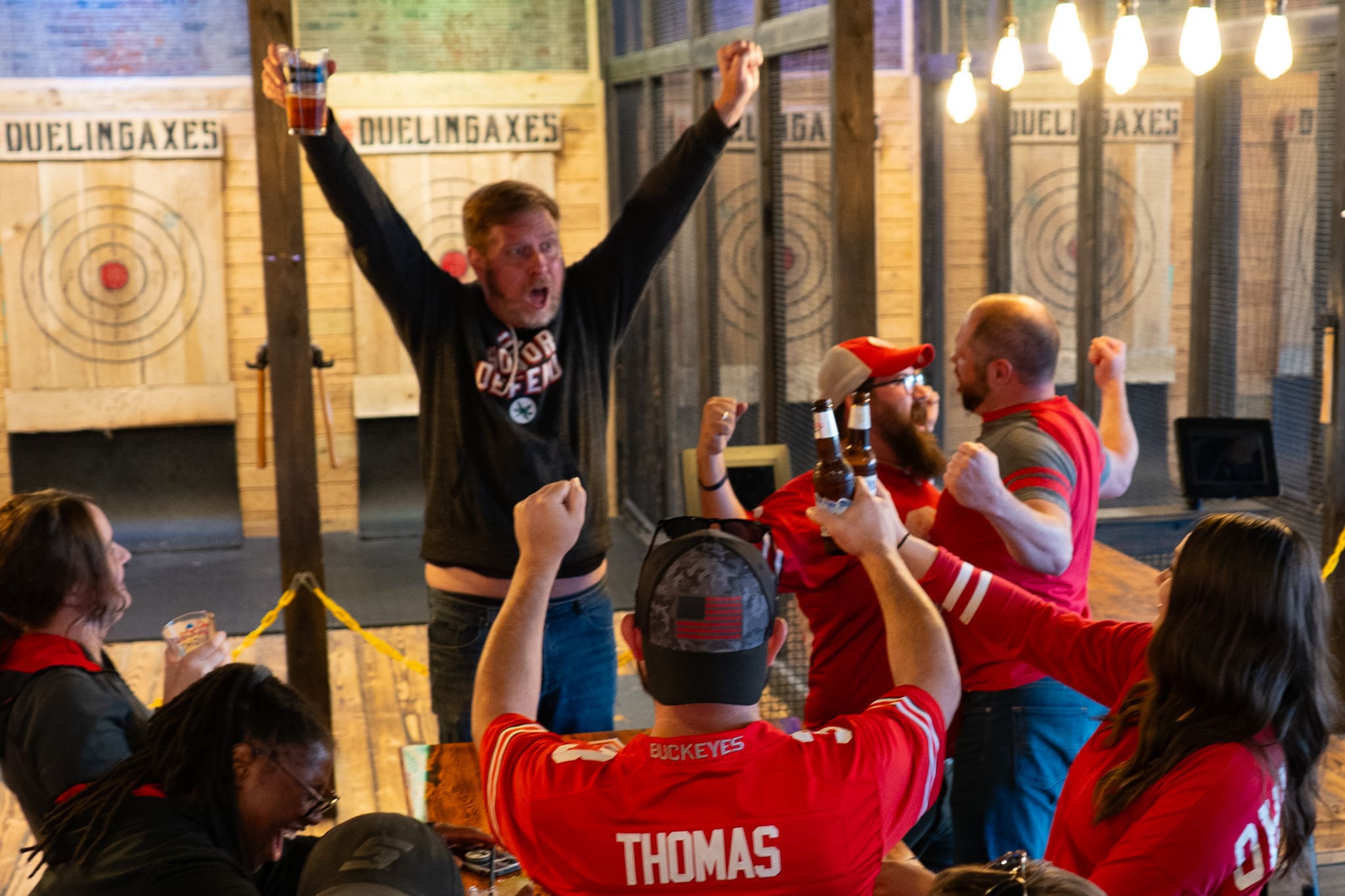 Visit Our New Albany Axe Throwing Lounge | Dueling Axes